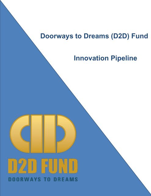 D2D Innovation Pipeline