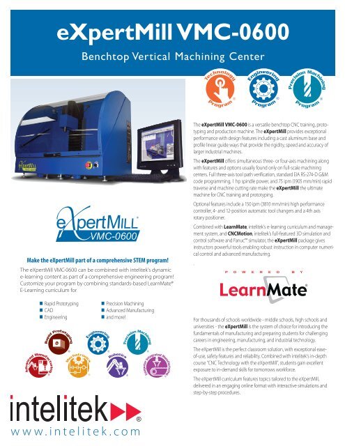 eXpertMill VMC-0600 - Intelitek Downloads