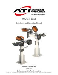 Robotic/Automatic Tool Changer - ATI Industrial Automation