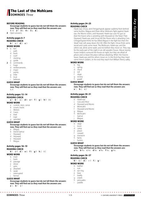 The_Last_of_the_Mohicans_Activity_Key