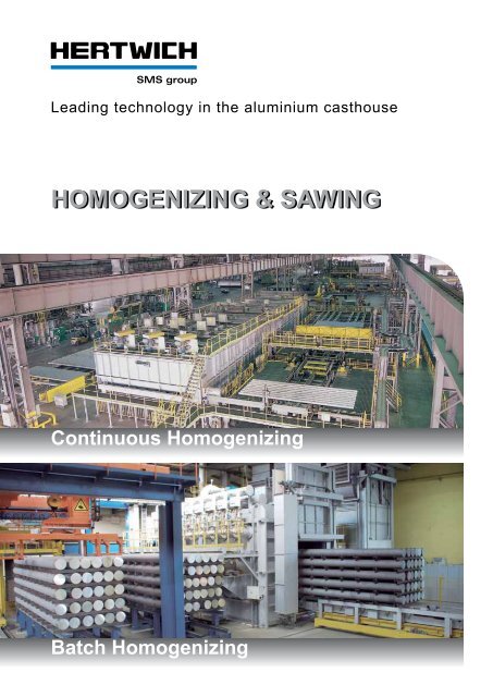 HOMOGENIZING & SAWING - Hertwich