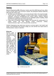 HOMOGENIZING & SAWING - Hertwich