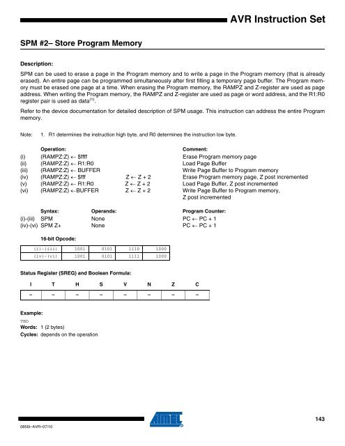 et Words: 1 (2 bytes) Cyc
