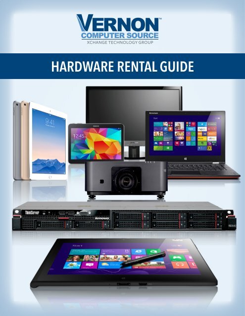 HARDWARE RENTAL GUIDE
