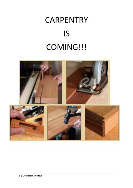 CARPENTRY BASICS