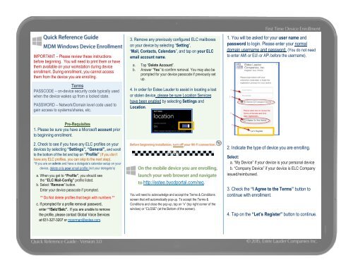 QRG-MDM Windows Enrollment