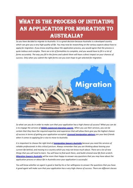 MARA registered migration agents