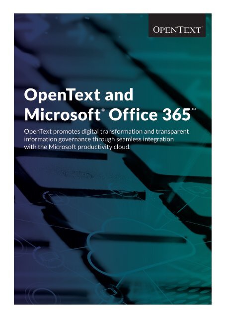 OpenText and Microsoft Office 365