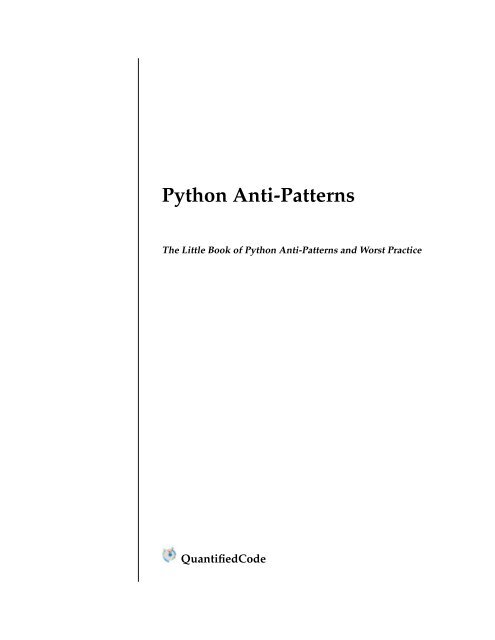 Python Anti-Patterns