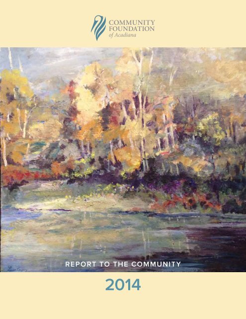 2014 CFA Report to the Community