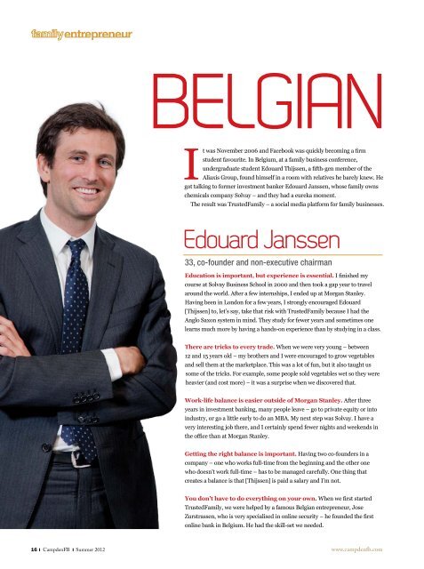 Edouard Janssen - TrustedFamily