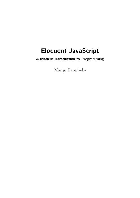 Eloquent_JavaScript