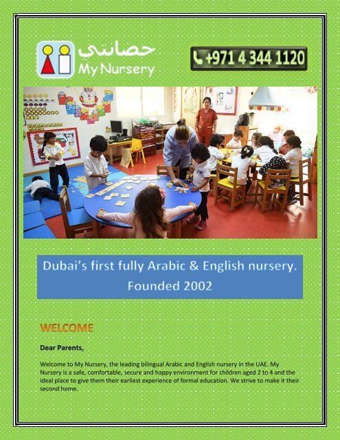 Kindergarten Dubai
