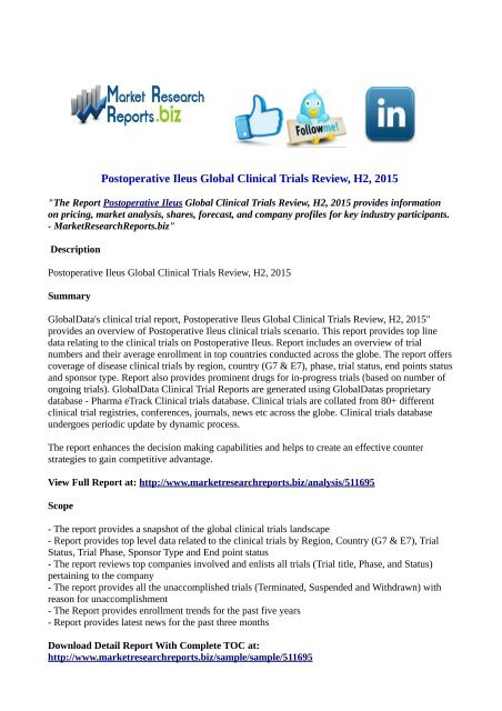 Postoperative Ileus Global
