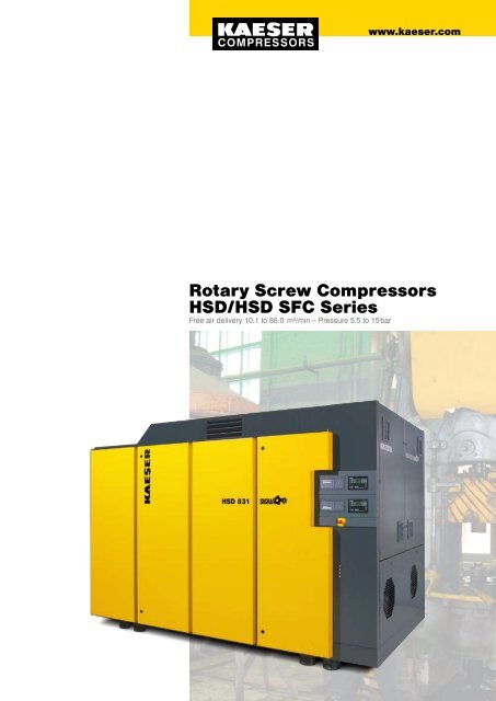 Rotary Screw Compressors HSD/HSD SFC Series - Kaeser ...