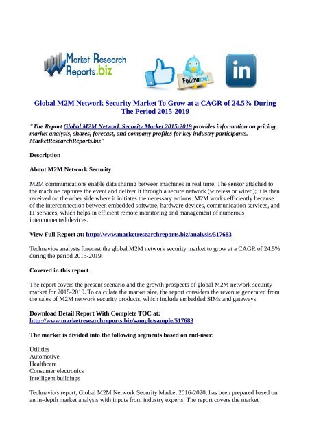 Global M2M Network Security Market