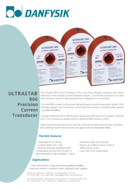 Ultrastab 866-600 - GMW Associates