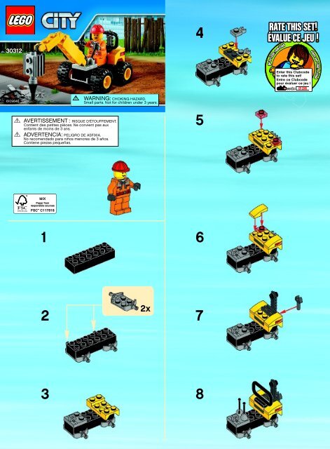 Lego Demolition Driller - 30312 (2015) - Demolition Driller BI 2002/ 2 ...