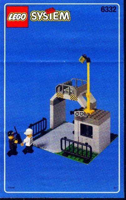 Lego Police Headquarters - 6332 (1998) - Water Plane Chase BUILD.INS ...