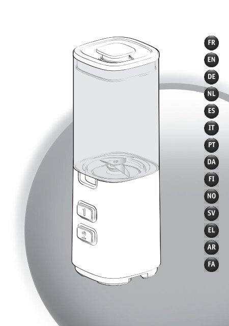 Moulinex Blender Fruit Sensation - LM142A26 - Modes d'emploi Blender ...