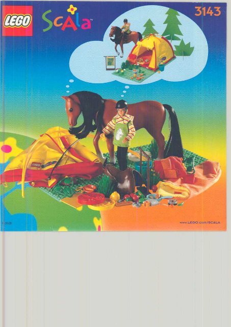 Lego Ridin' Camp Out - 3143 (1999) - SCALA GIGGLY NURSERY BUILD.INST ...