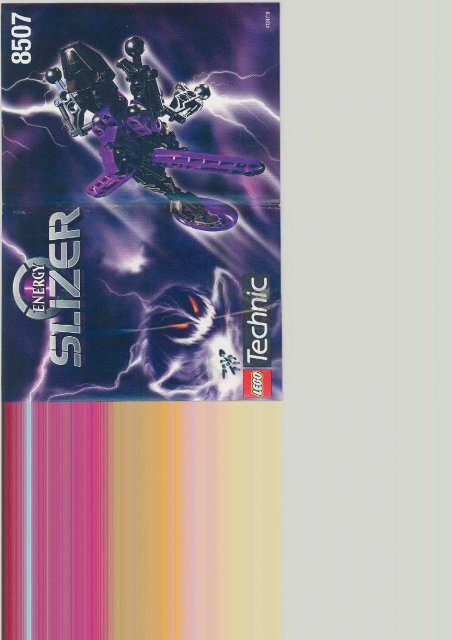 Lego Energy Slizer - 8507 (1999) - Fire Slizer BUILDING INSTR. 8507 IN