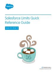 Salesforce Limits Quick Reference Guide