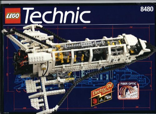 Lego SPACE SHUTTLE - 8480 (1996) - Barcode Truck BUILDING INSTR 8480 IN