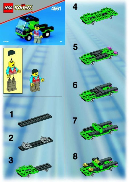 Lego Fast Passenger Train Set - 4561 (1999) - High Speed Train BUILD ...