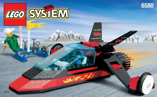 Lego Fireball - 6580 (1998) - SWAMP RACER BUILDING INSTR. 6580