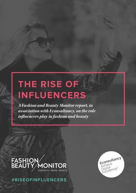 THE RISE OF INFLUENCERS