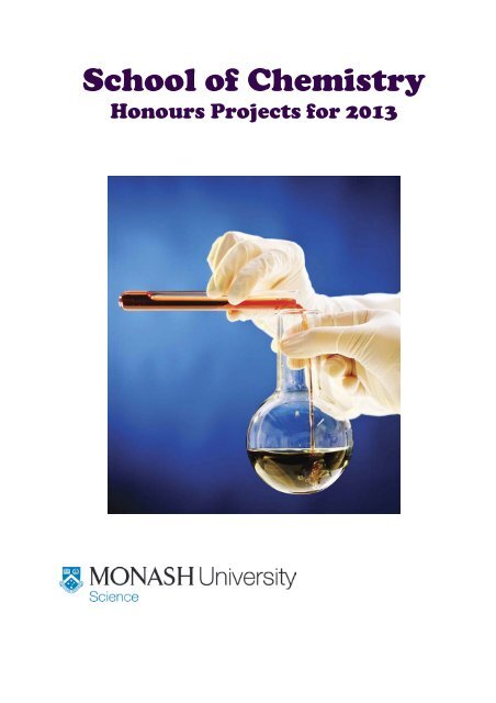Table of Contents - Chemistry, Monash University