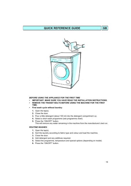 KitchenAid F 2000 - Washing machine - F 2000 - Washing machine EN ...