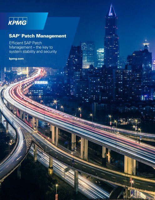 SAP Patch Management