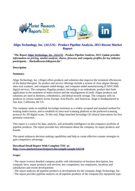 Align Technology, Inc. (ALGN) - Product Pipeline Analysis