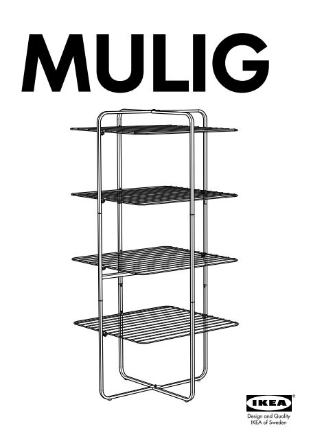 Ikea MULIG SéChoir 4 Niveaux, Int/ext - 40233154 - Plan(s) de ... Ikea MULIG SéChoir 4 Niveaux, Int/ext - 40233154 - Plan(s) de ...