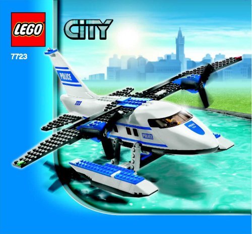 Lego Police Pontoon Plane - 7723 (2008) - Police Minifigure Collection ...
