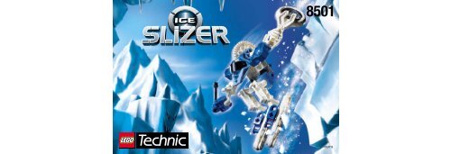 Lego Ice Slizer - 8501 (1999) - Fire Slizer BUILDING INSTR. 8501 IN