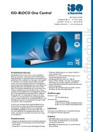ISO-BLOCO One Control - ISO Chemie GmbH