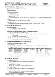 DIFFU - THERM® Diffusions Rot 200 CDR (Cans) 1. Identification of ...