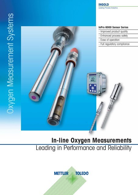In-Line Oxygen Measurements - Mettler Toledo