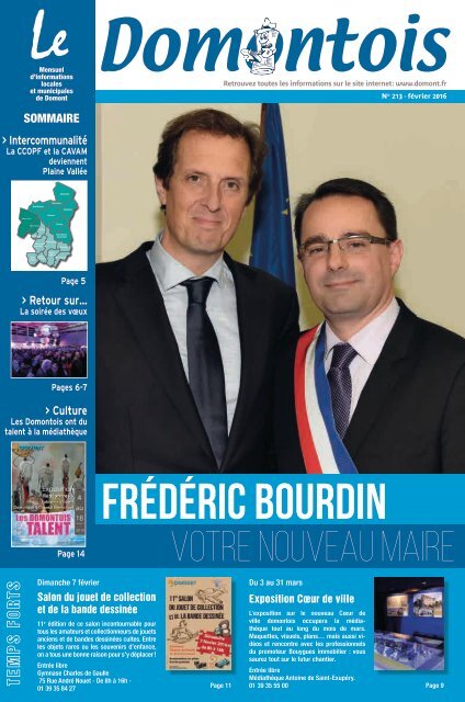 Vous êtes Domontois. Vous avez entre 11 et 15 ans. Venez au. Service ...