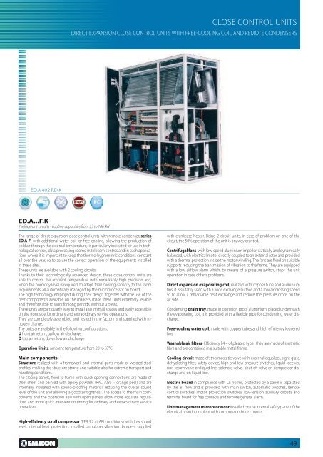 CLOSE CONTROL UNITS - Emicon