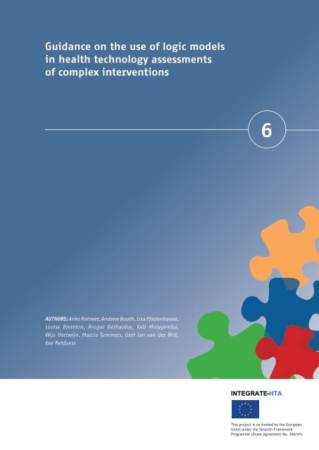 Guidance On The Use Of Logic Models In Health Technology Assessments Of Complex Interventions