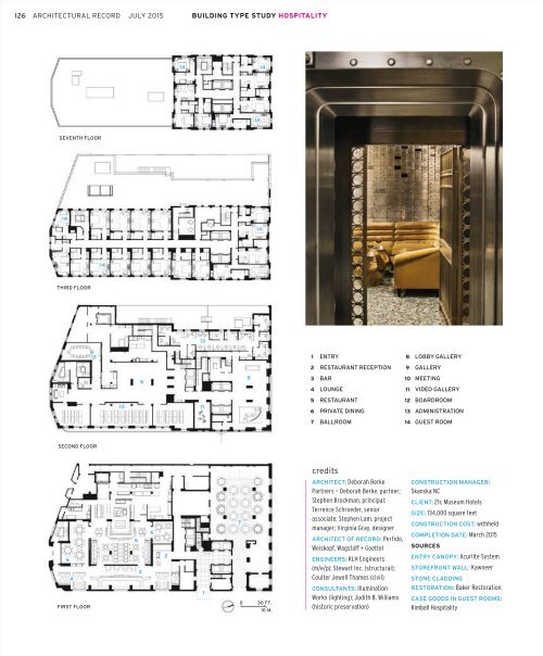 126 ARCHITECTURAL RECORD