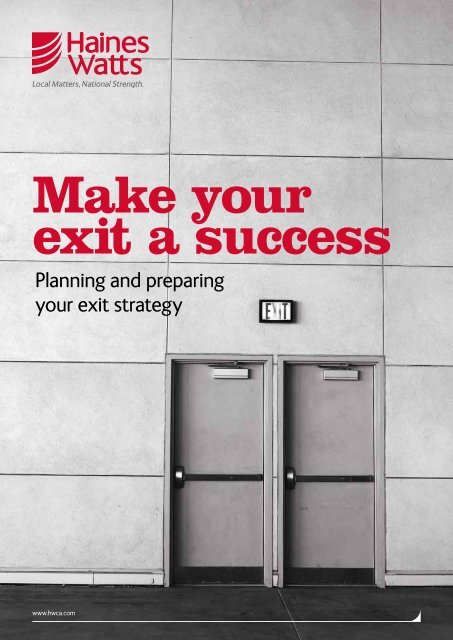 Make your exit a success