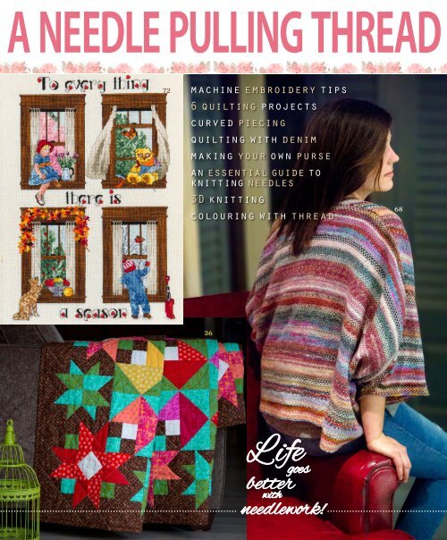 A Needle Pulling Thread Spring 2016 Sampler