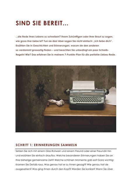 Die perfekte Rede Layout