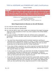 Flight Training Tipsheet - IAM/Boeing Joint Programs