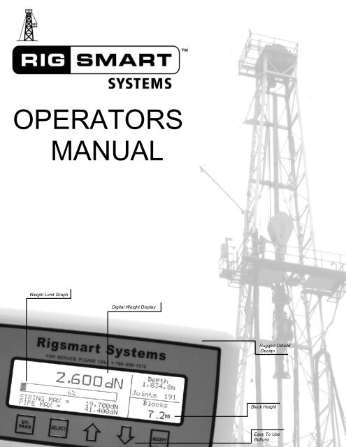 Rigsmart Operators Manual - Rigsmart Systems